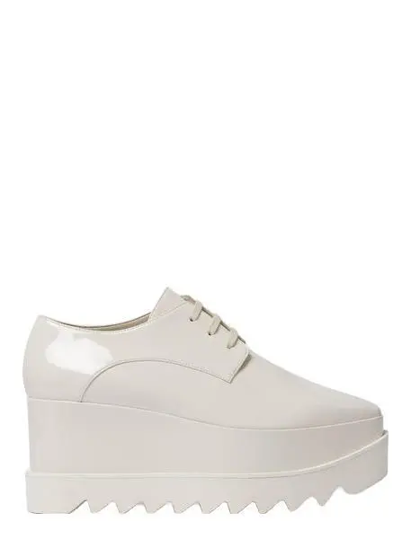 Stella McCartney Limited Edition Elyse Monochrome Platforms - White