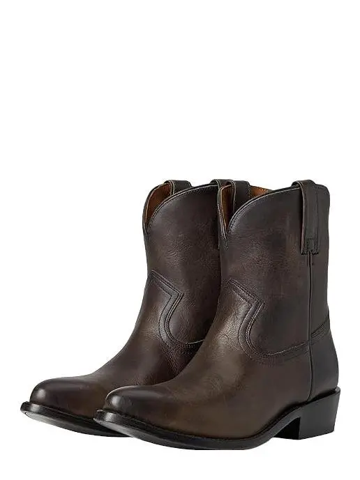 THE FRYE COMPANY Billy Short Leather Boots - Black
