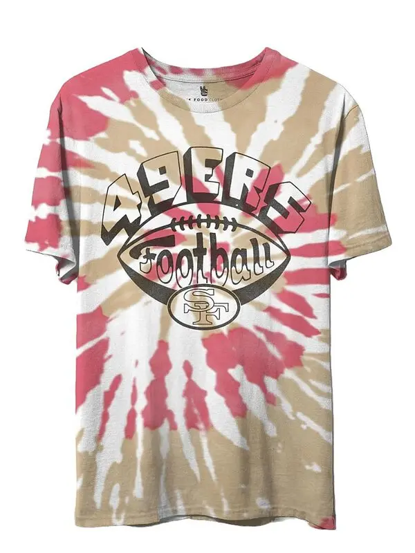Junk Food Clothing Nfl San Francisco 49ers Football Tee - Tie Dye