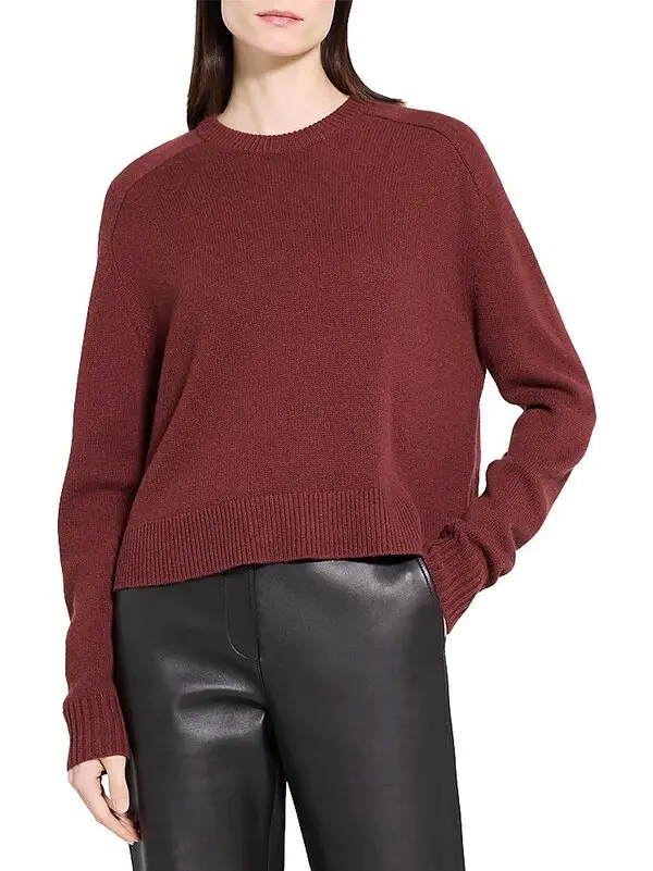 Theory Cashmere Sweater - Oxblood Red