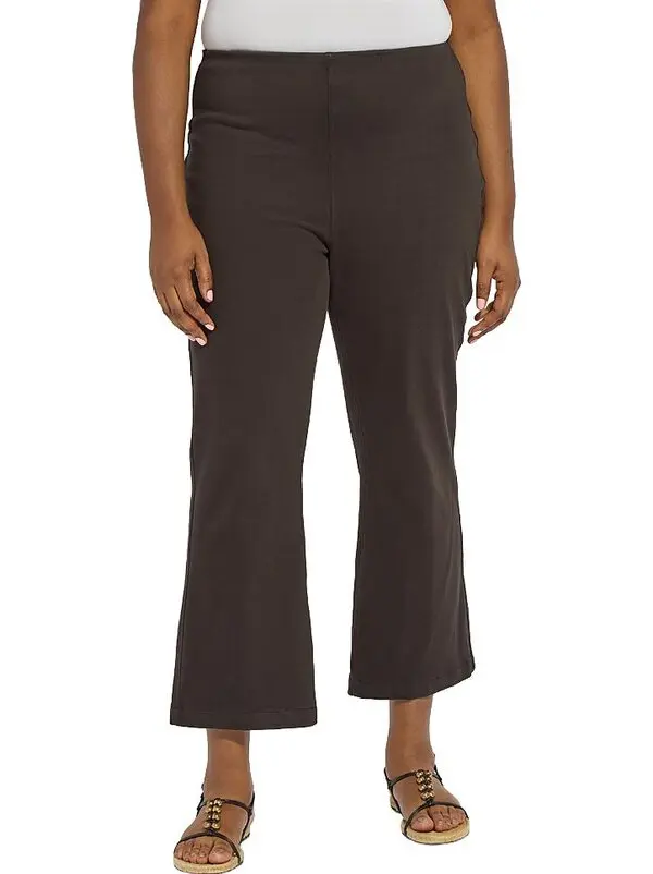 Lyssé High Rise Ankle Bootcut Jeans - Antique Stone Green