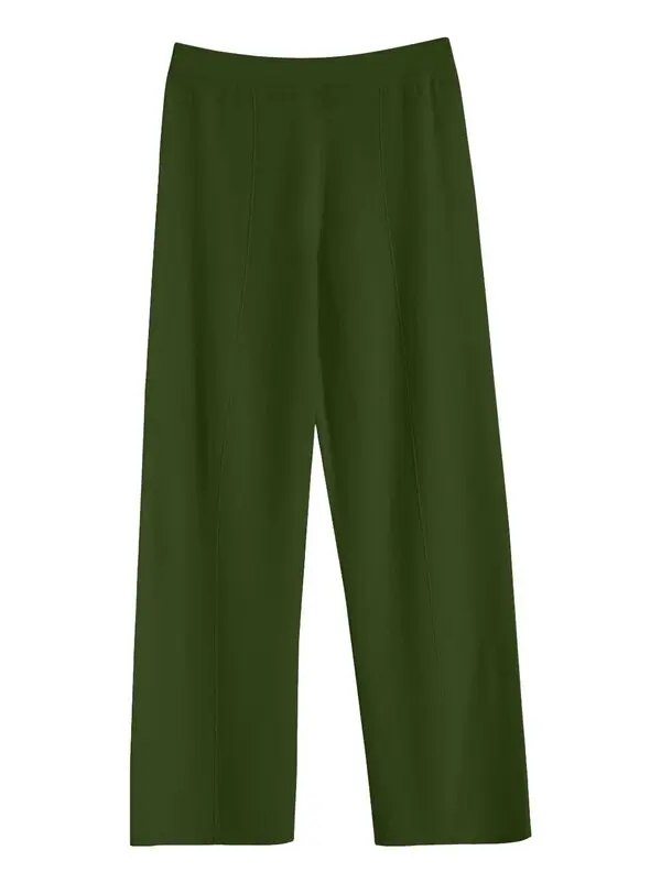Chinti & Parker Wide-leg Track Pants - Green