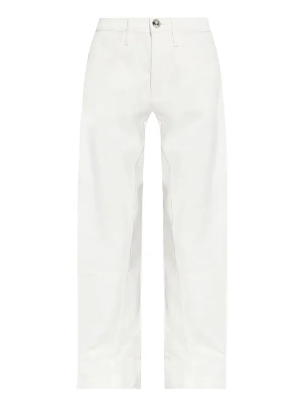 JIL SANDER Straight-leg Trousers - White
