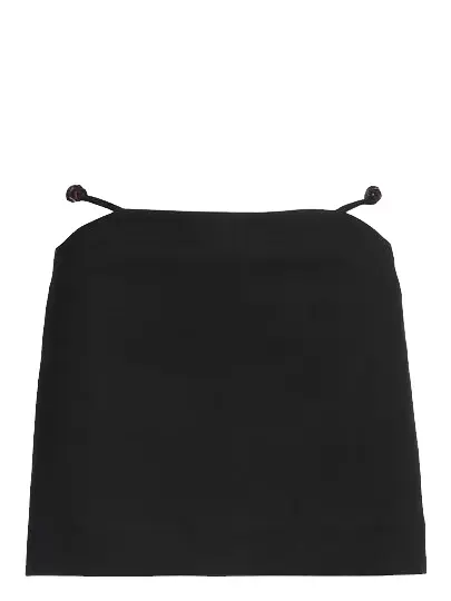 GANNI Mini Flared Skirt - Black