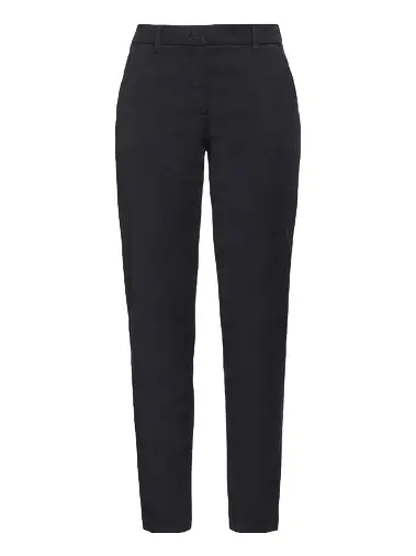 Emporio Armani Tapered Lyocell Blend Pants - Blue