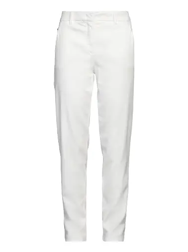 Emporio Armani Tapered Lyocell Blend Pants - White