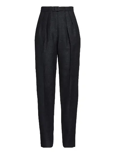 Emporio Armani High-waisted Tapered Pants - Blue