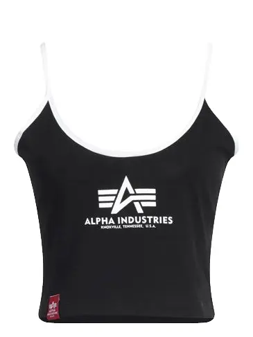 Alpha Industries Top Light Cotton Elastane - Black