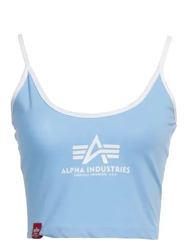 Alpha Industries Top Light Cotton Elastane - Blue