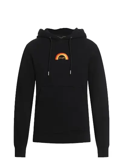 SANDRO X WRANGLER Pastel Cotton Sweatshirt - Black