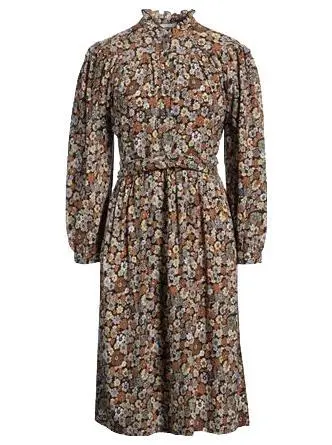 Antik Batik Midi Shirt Dress - Camel