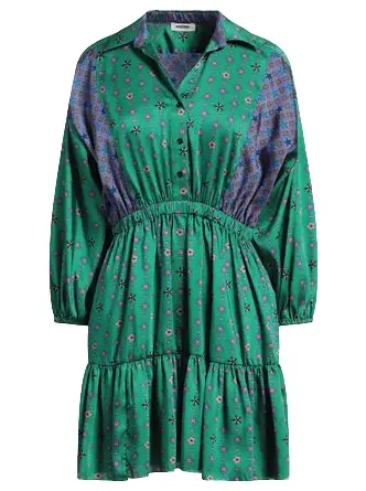 Sandro Mini Shirt Dress - Green