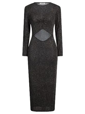 Sandro Midi Bodycon Dress - Black