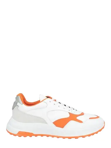 Hogan Leather Low-top Sneakers - Orange