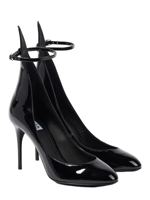 Alaïa Patent Leather Pumps - Black