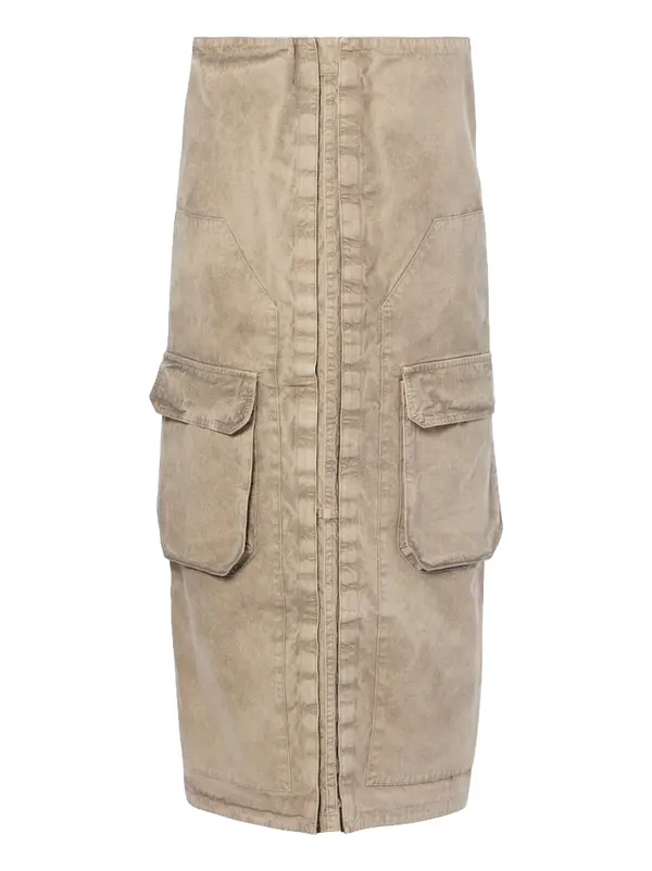 Y/project Cotton Cargo Skirt - Beige