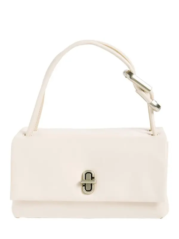 Marc Jacobs Leather Top Handle Bag - Cloud White