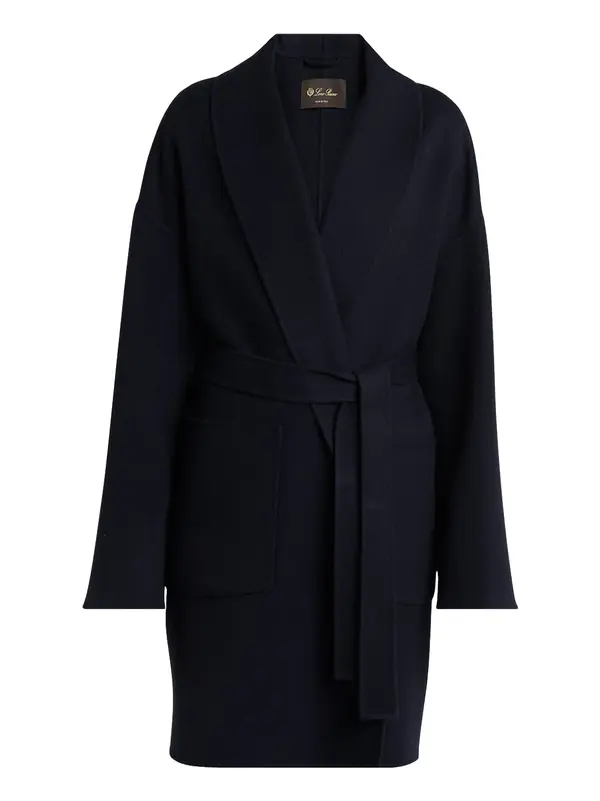 Loro Piana Jed Cashmere Short Coat - Blue Navy