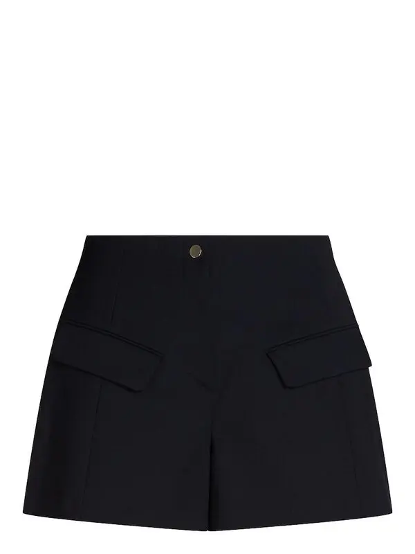 Maje Twill Shorts - Midnight Blue