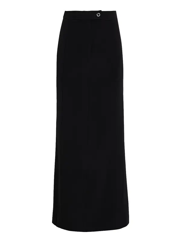 Derek Lam 10 Crosby Raye Crepe Maxi Skirt - Black