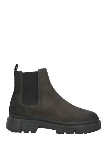 Hogan Leather Ankle Chelsea Boots - Grey