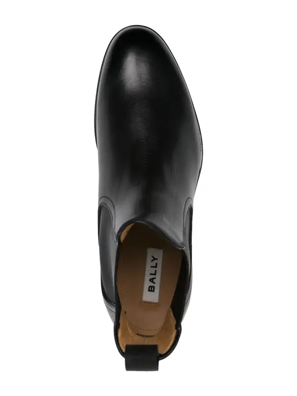 Bally Westminster Leather Bootie - Black