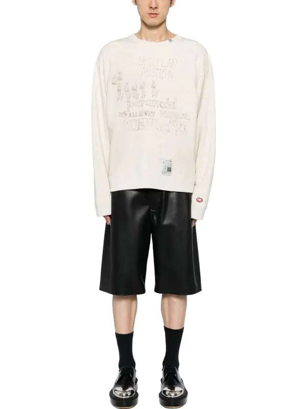 Mihara Yasuhiro Printed Sweatshirt - Neutrals