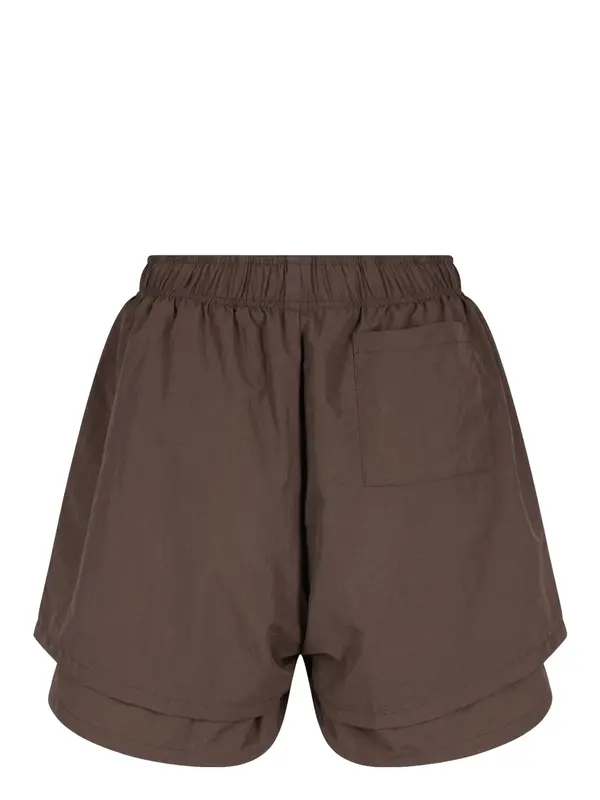 SP5DER Og Web Double-layer Shorts - Brown