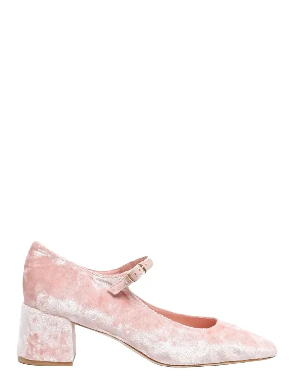 STUDIO CHOFAKIAN Wendell Castle 45mm Velvet Pumps - Pink