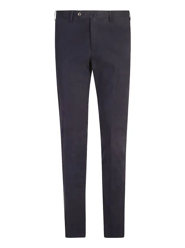 PT TORINO Pressed-crease Tapered Trousers - Blue