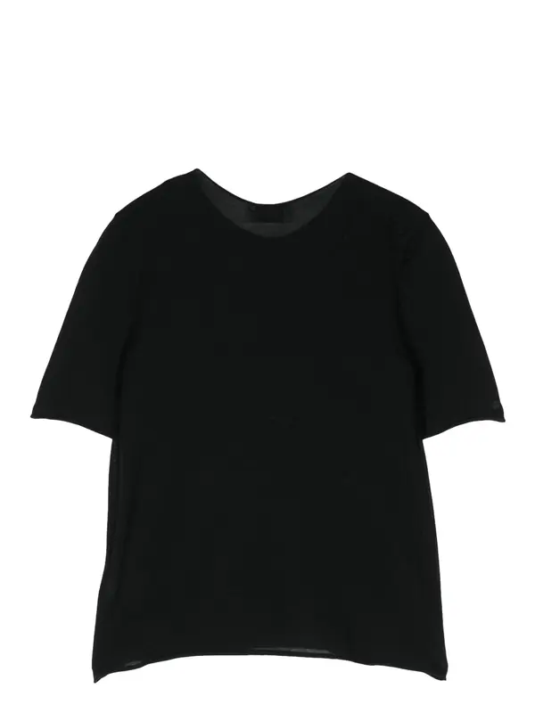 MRZ Fine-ribbed Top - Black