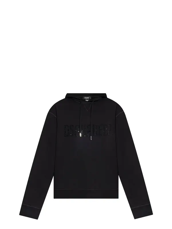 Dsquared2 Brushed-finish Hoodie - Black