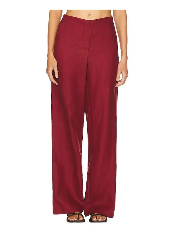 Faithfull The Brand Lulea Pant - Wine