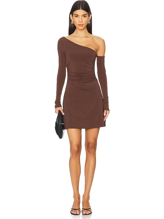WeWoreWhat Mini Dress - Muted Eggplant