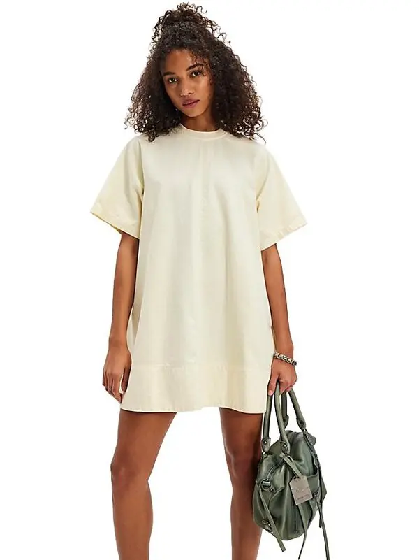 Free People Harlow Mini Dress - Almond Oil
