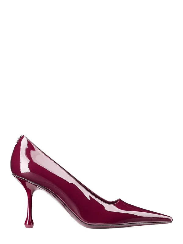 JIMMY CHOO Ixia 80 Leather Pumps - Red