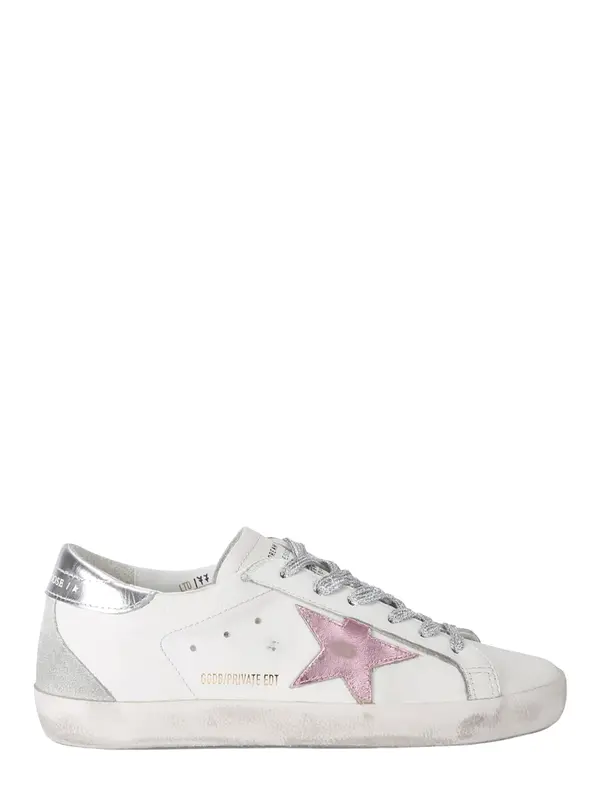 GOLDEN GOOSE Super-star Leather Sneakers - White