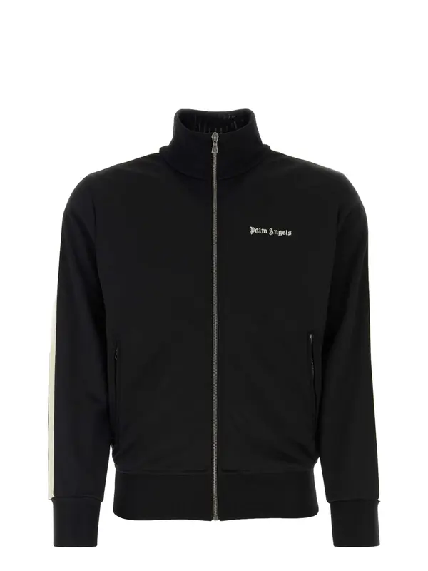 Palm Angels Logo-embroidered Sport Jacket - Black