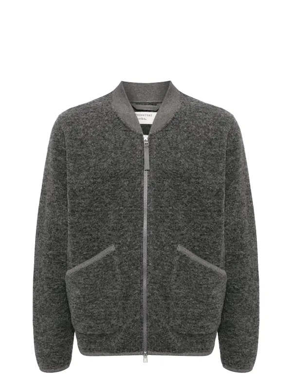 Universal Works Zipped Bomber Jacket - Grey
