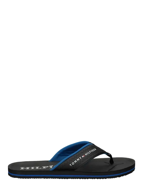 Tommy Hilfiger Logo-print Flip-flops - Black