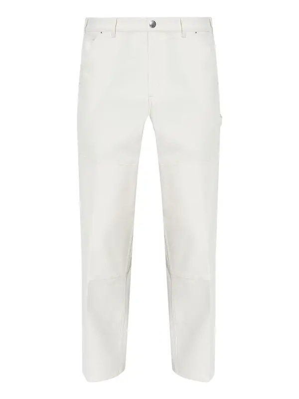 Moncler Straight Trousers - White