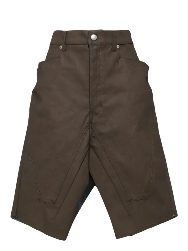 Rick Owens Slivered Knee-length Skirt - Brown