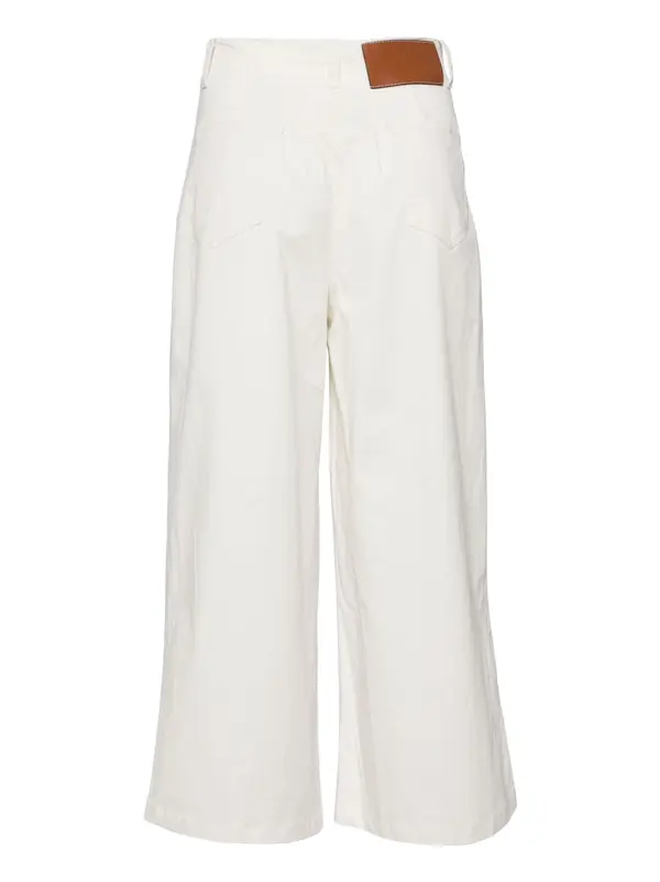 Staud Luca Wide Leg Trousers - Neutrals