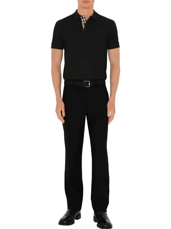 Burberry Ekd Polo Shirt - Black
