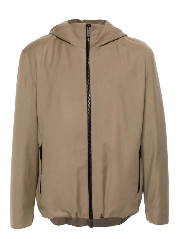 Giorgio Armani Virgin Wool Jacket - Brown