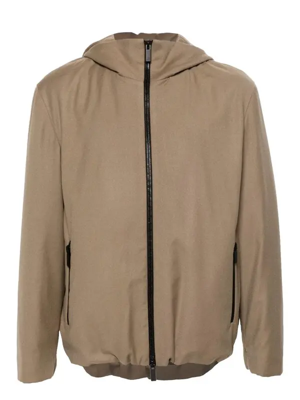 Giorgio Armani Virgin Wool Jacket - Brown