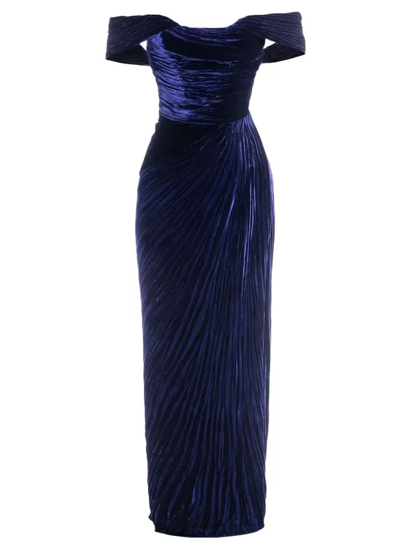 MARIA LUCIA HOHAN Yara Midi Dress - Blue