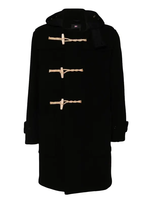 Gloverall Monty Duffle Coat - Black
