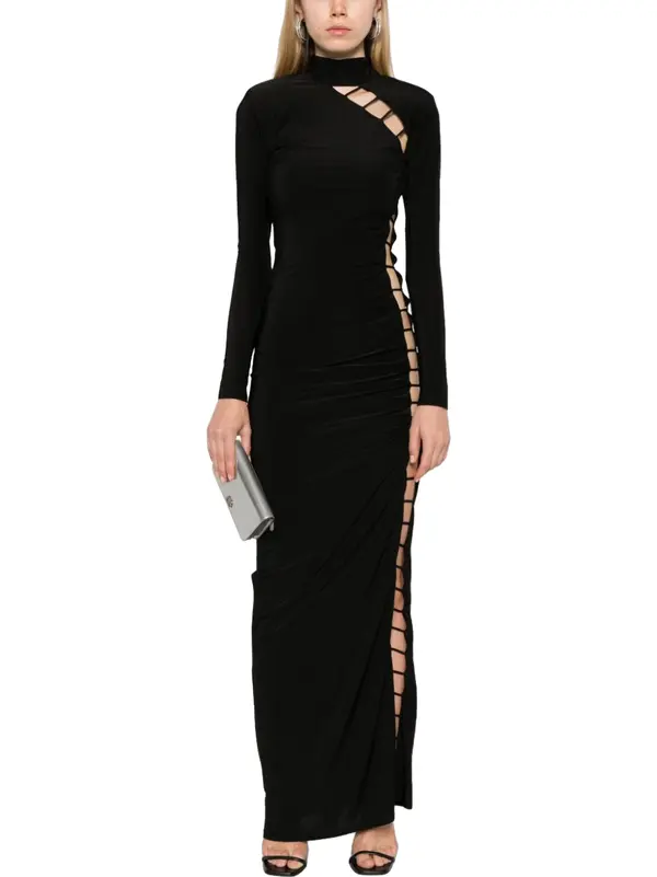 THE NEW ARRIVALS ILKYAZ OZEL Xena Maxi Dress - Black