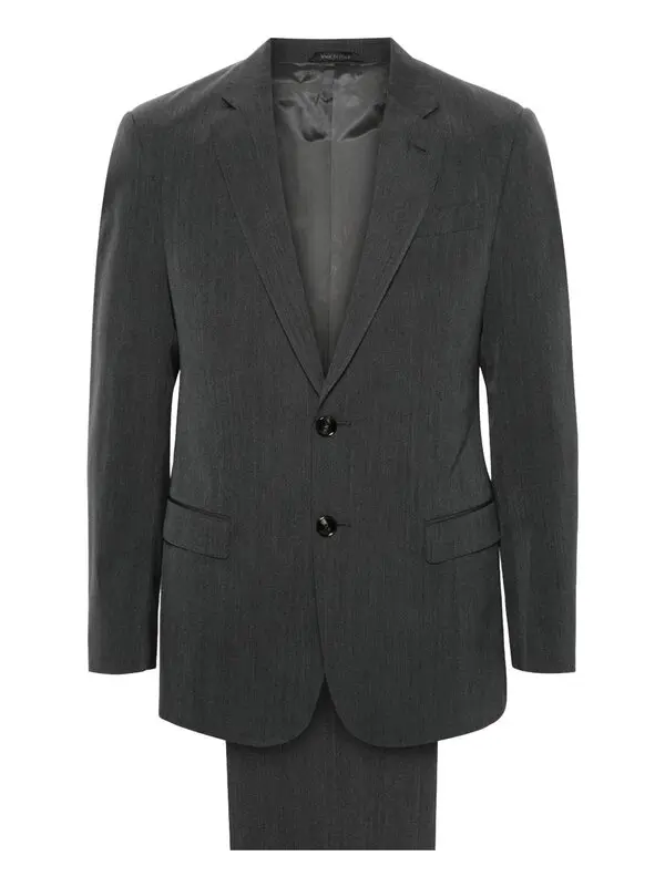 Giorgio Armani Virgin-wool Suit - Grey